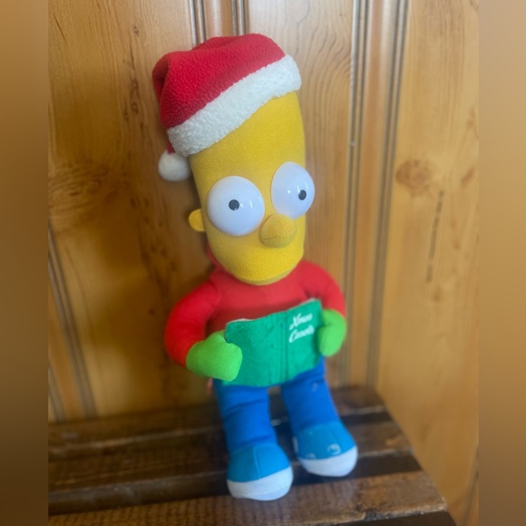 Simpsons | Toys | The Simpsons Bart Plush Stuffed Animal Holiday Toy ...